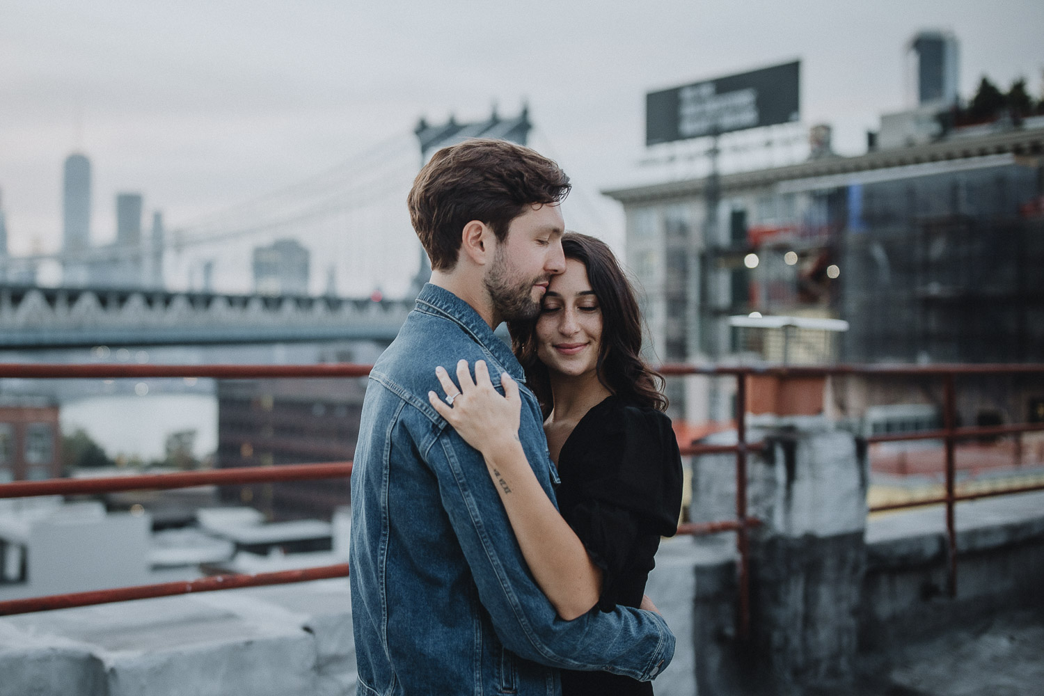 A Proposal on a Dumbo Rooftop - Lucie B. Photo